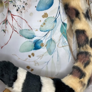 Genshin Impact Xilonen Ocelot Set Cat Ears and Cat Tail Made of Faux ...