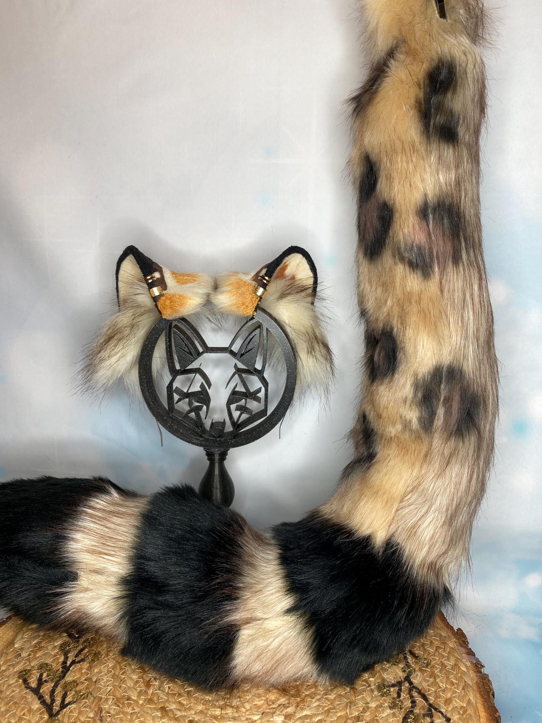Genshin Impact Xilonen Ocelot Cat Ears and Tail Fauxfur Cosplay, Gaming ...