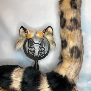 Genshin Impact Xilonen Ocelot Cat Ears and Tail Fauxfur Cosplay, Gaming ...