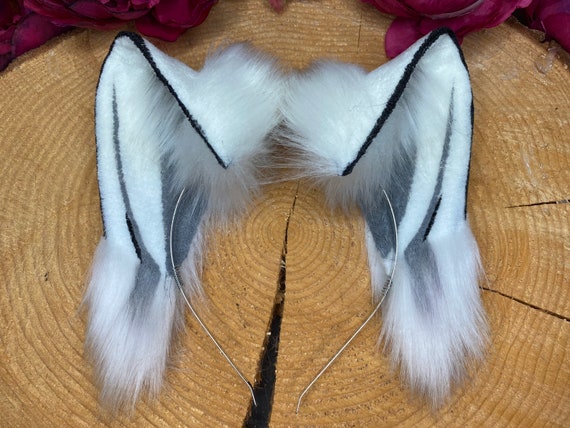 Cosplay Ears Realistic Wolf Ears Cosplay White Wolf Ears - Etsy