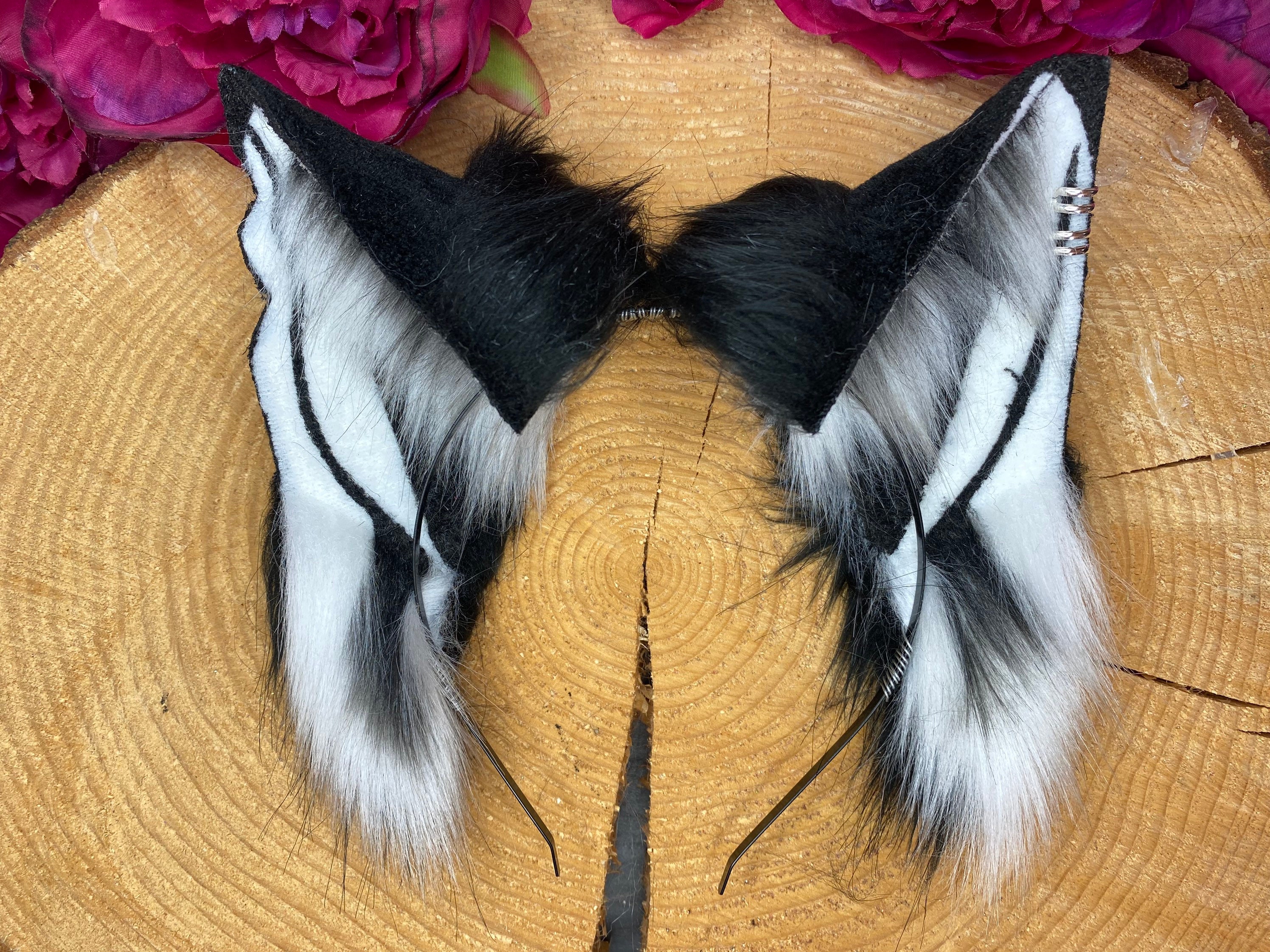Loona Helluva Boss Cosplay Ears Fox Ears Black White Black - Etsy Australia