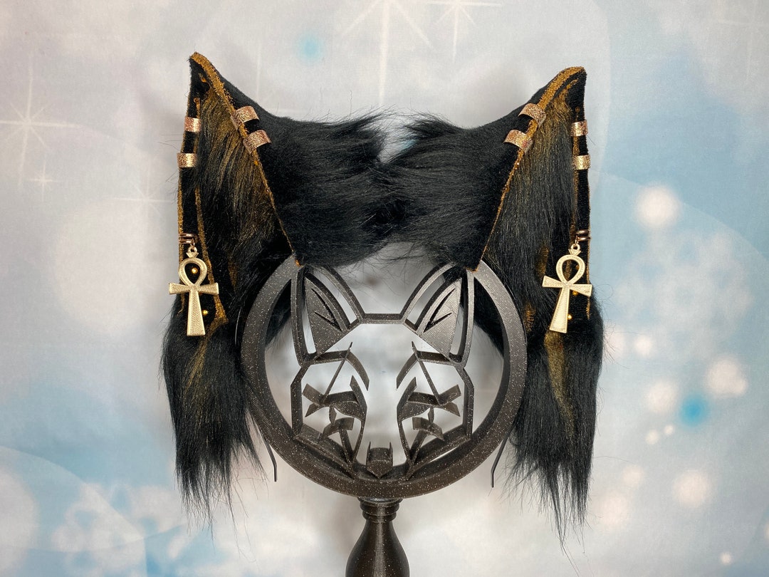 Anubis by Nightfall Fox Ears Cosplay Ears Ears Accessories Faux Fur MTO ...