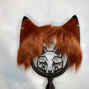 Natural Fox Ears Fauxfur for Cosplay, Streamers, Furries, Therians ...