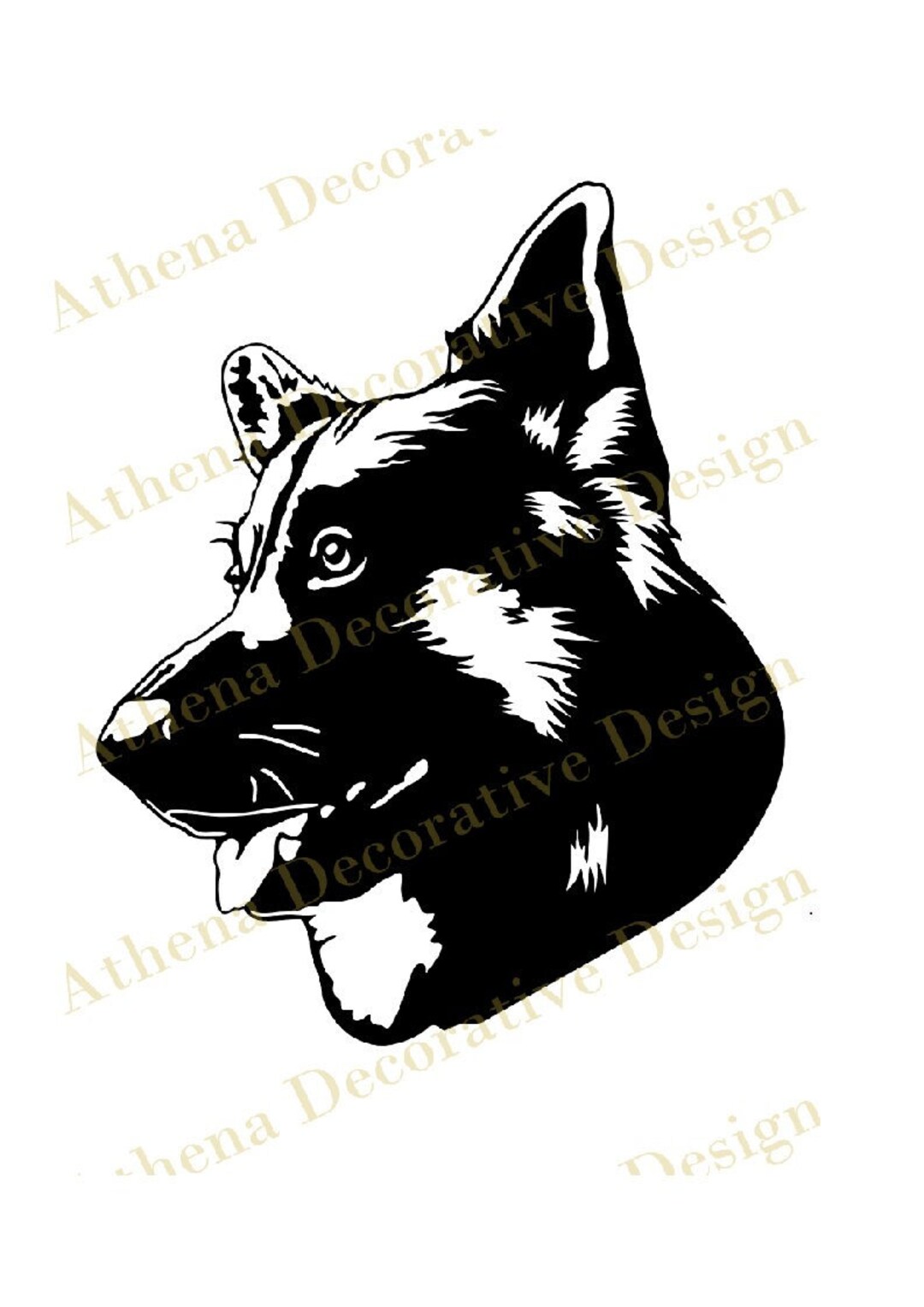 German Shepherd, Dog SVG for Cutting in Machines Like the Cricut and ...