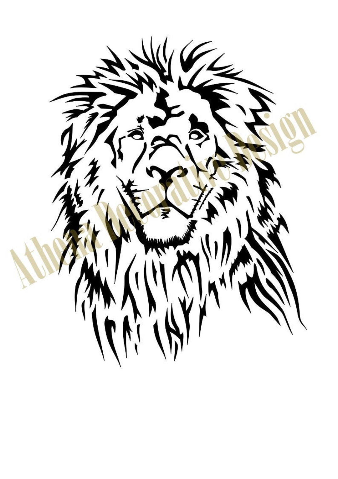 Lion SVG File for Cutting - Etsy