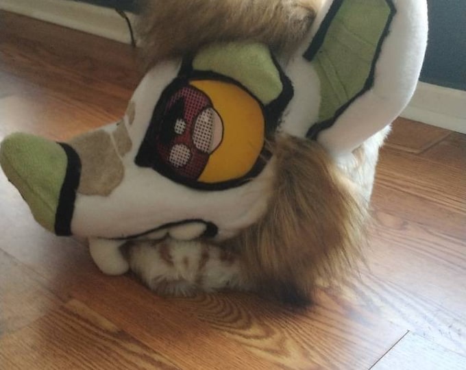 Albino Bat Fursuit Head! - Etsy