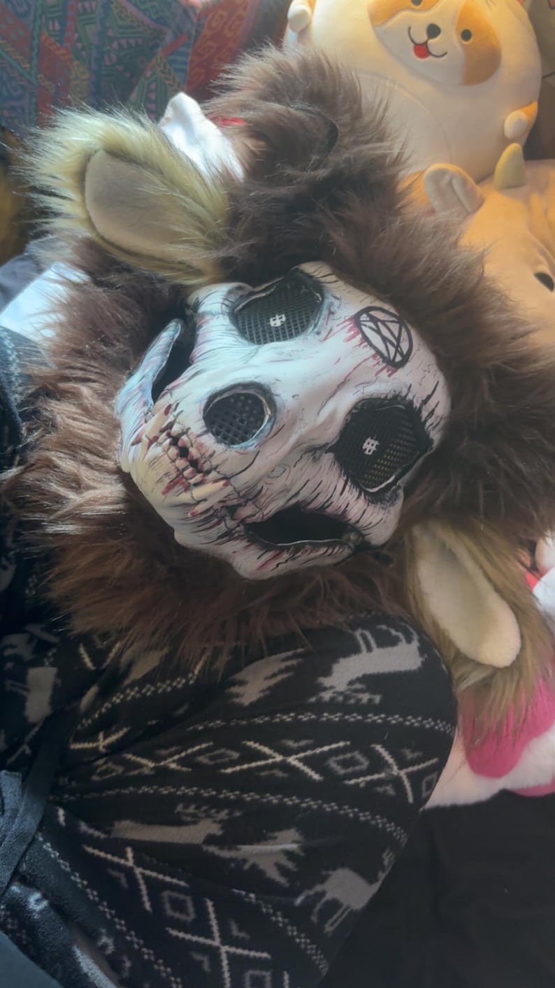 The Creature Fursuit Skull Dog - Etsy