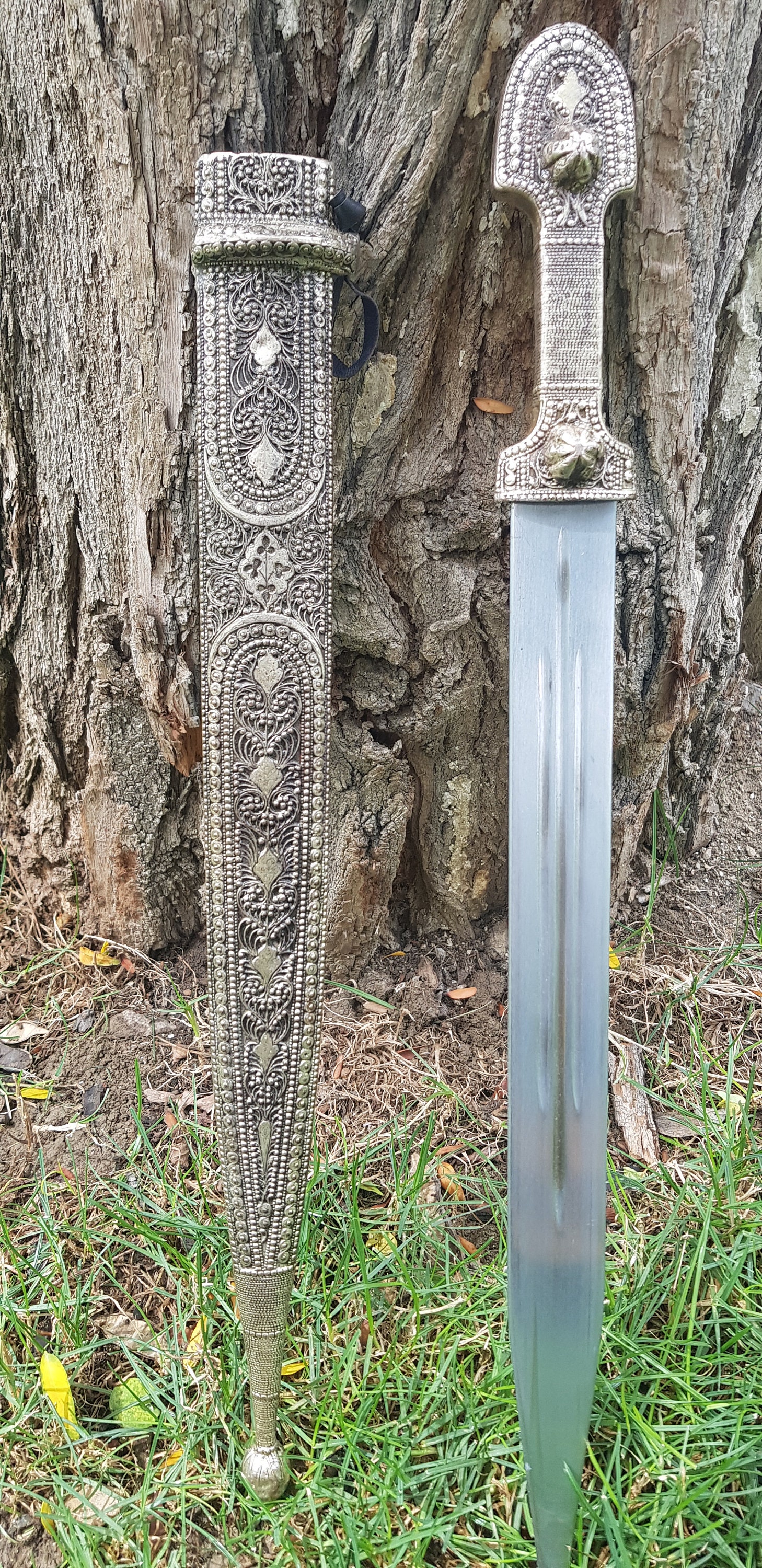 Handmade Dagger With Wooden Stand Caucasian Dagger Best | Etsy