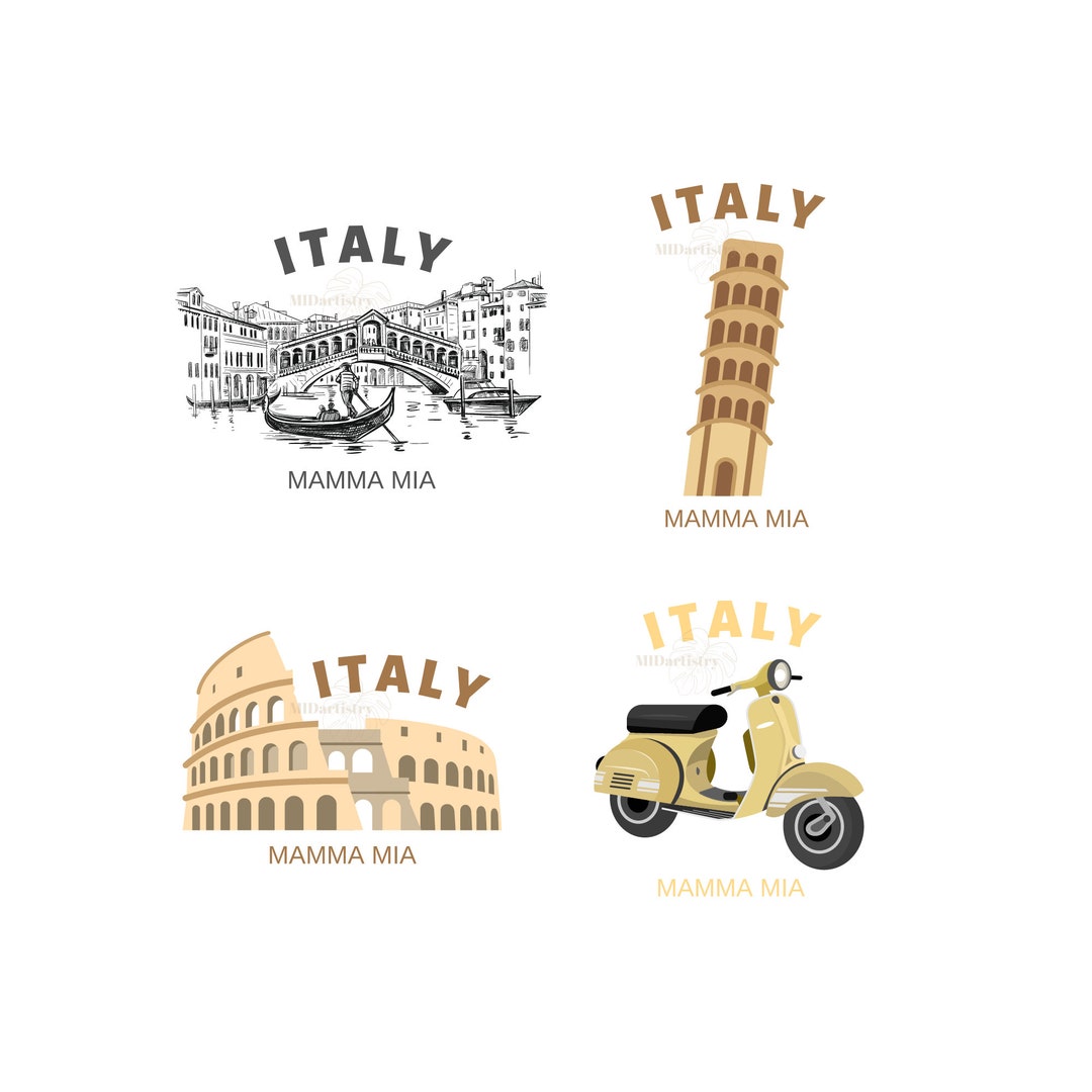 Italy Italy Svg Travel Svg Country Svg SVG Pack - Etsy