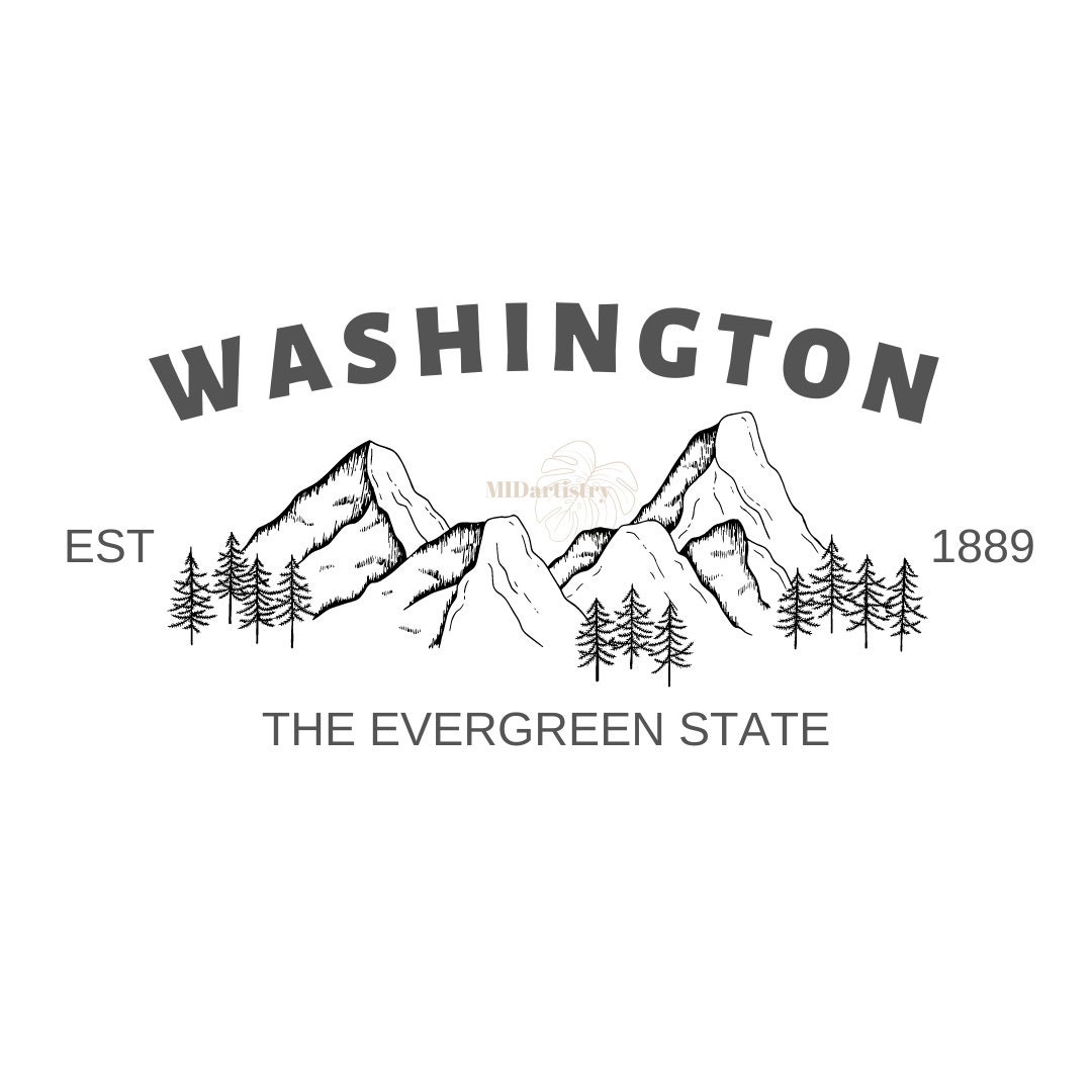 Washington Washington Svg State Svg Mountain Svg - Etsy Washington Washington Svg State Svg Mountain Svg - Etsy