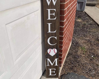 Baseball/Softball Porch Board/Leaner Door Hangers Wreaths & Door ...