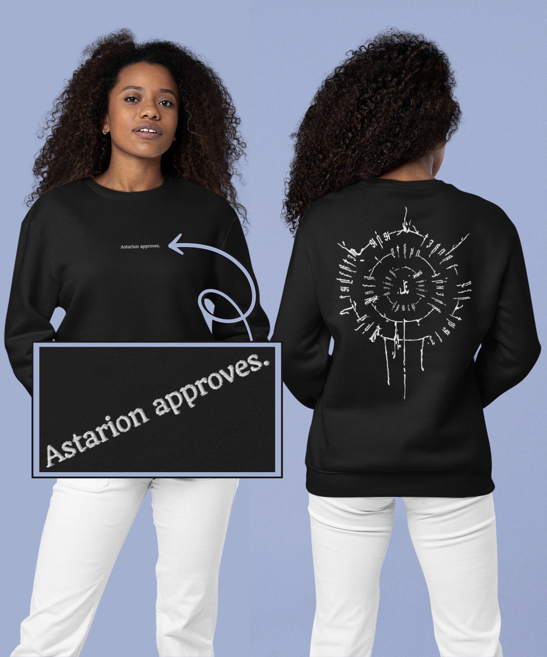 Baldur's Gate 3 - Astarion Approves & Scars - Embroidery and Print ...