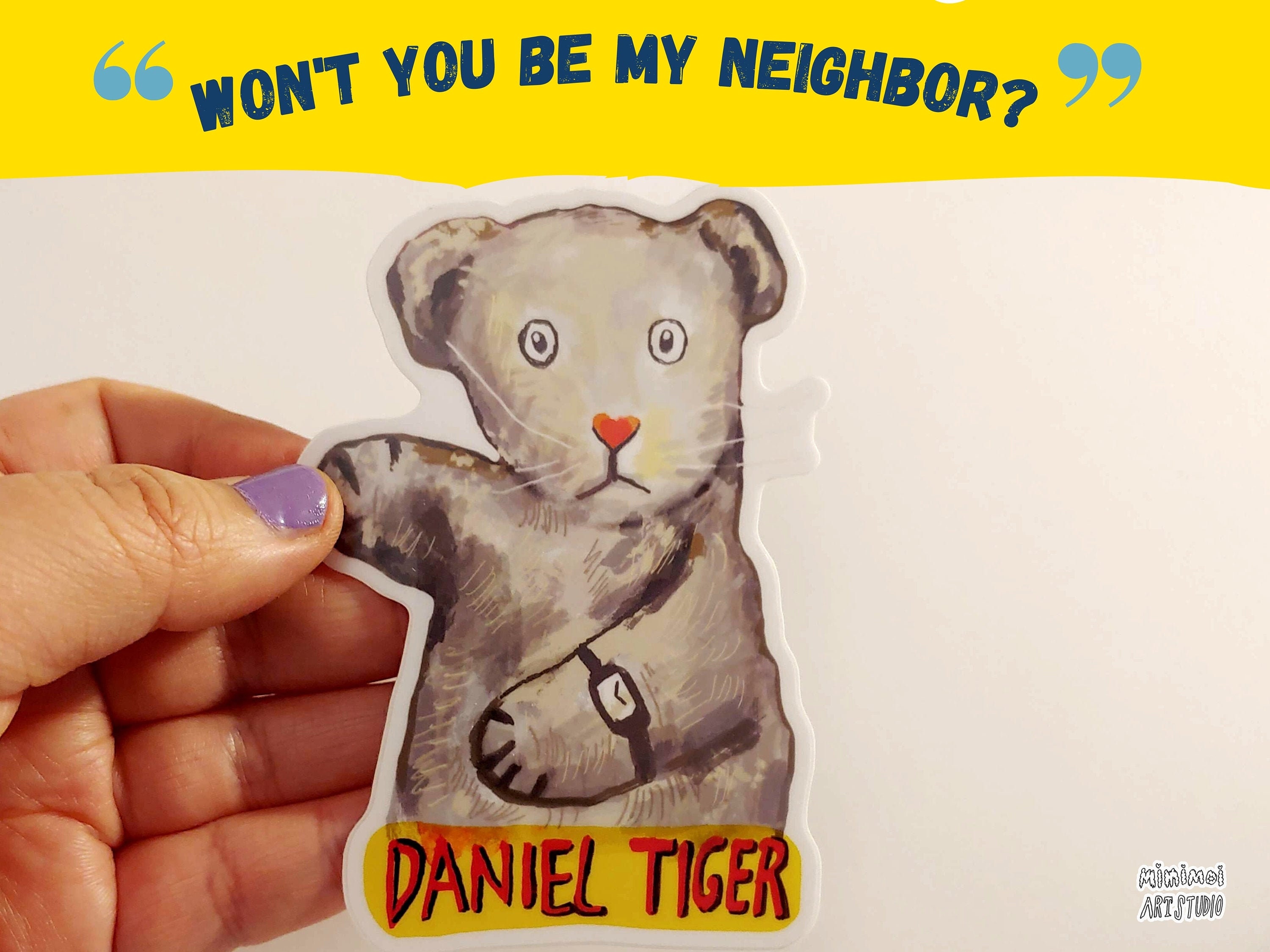 Bumper Stickers Mister Rogers Sticker Paper & Party Supplies Paper etna ...