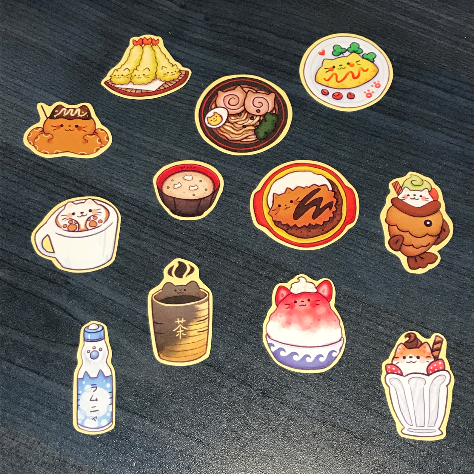 Cat Food Stickers | Etsy