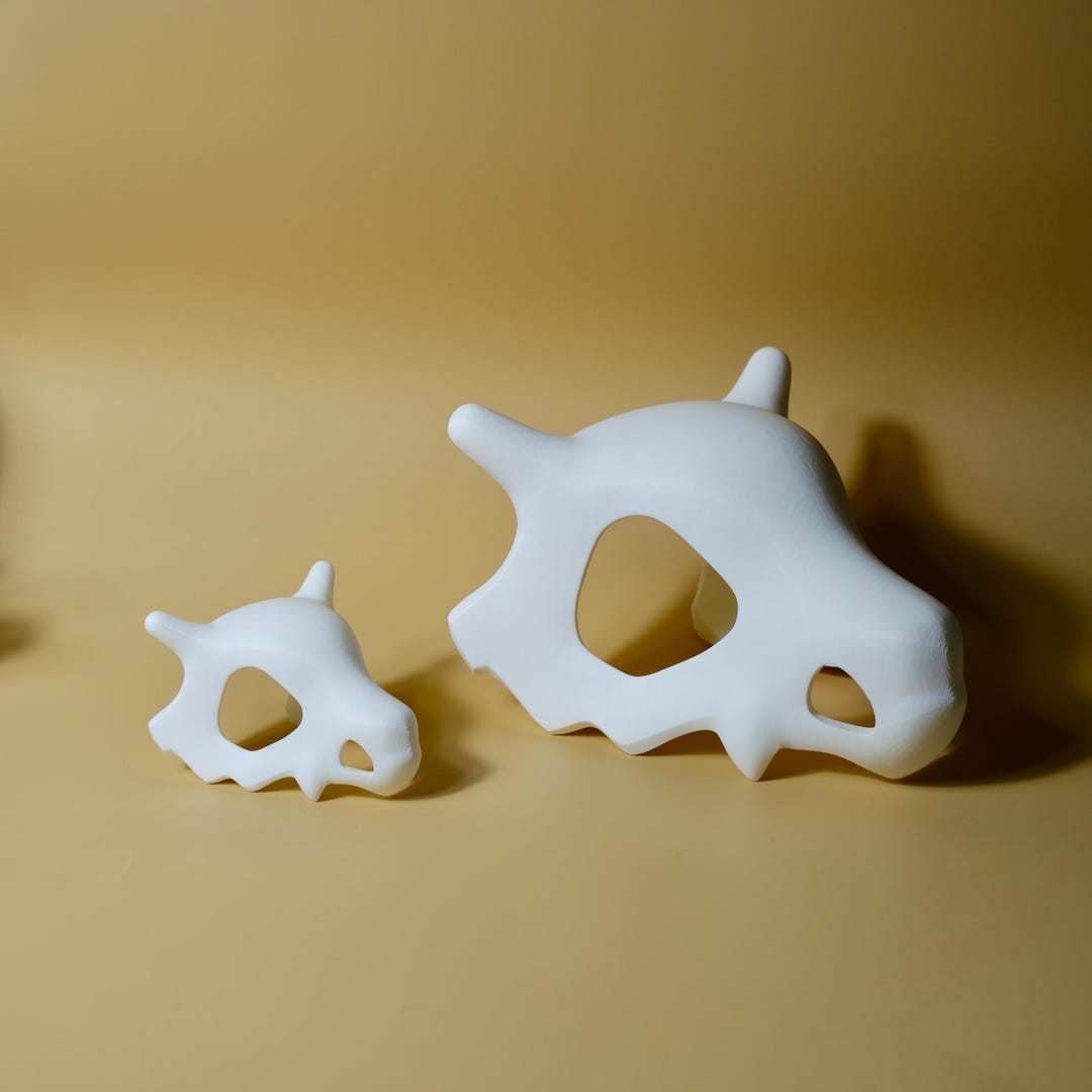 3d-printed Cubone Skull: Fan Art, Decor - Etsy