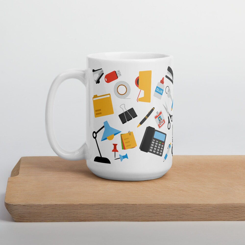 Reorder Office Supplies - Reminder Checklist - Large 15 Oz Coffee Mug ...