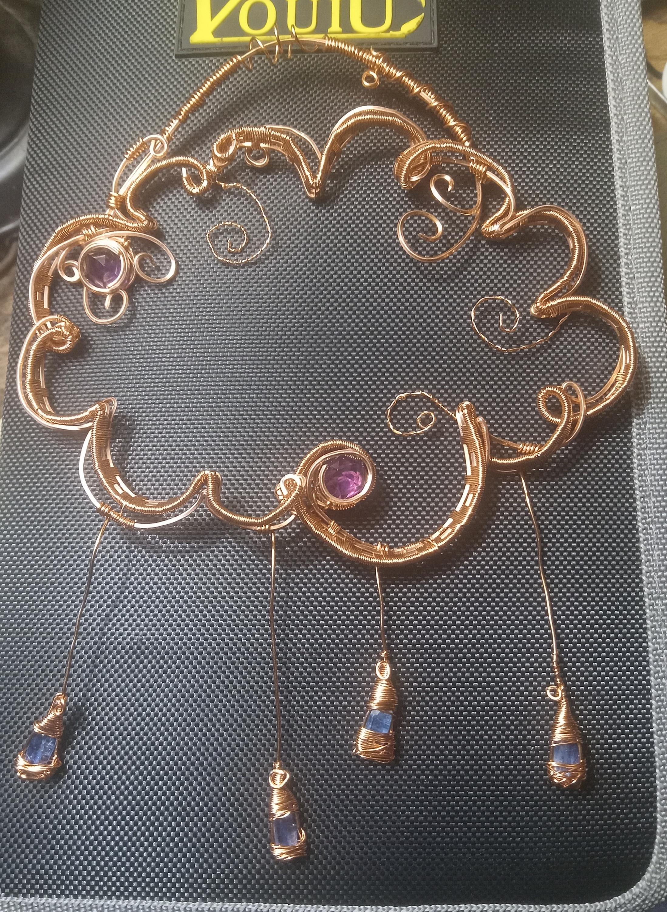 Copper Wire Rain Cloud - Etsy