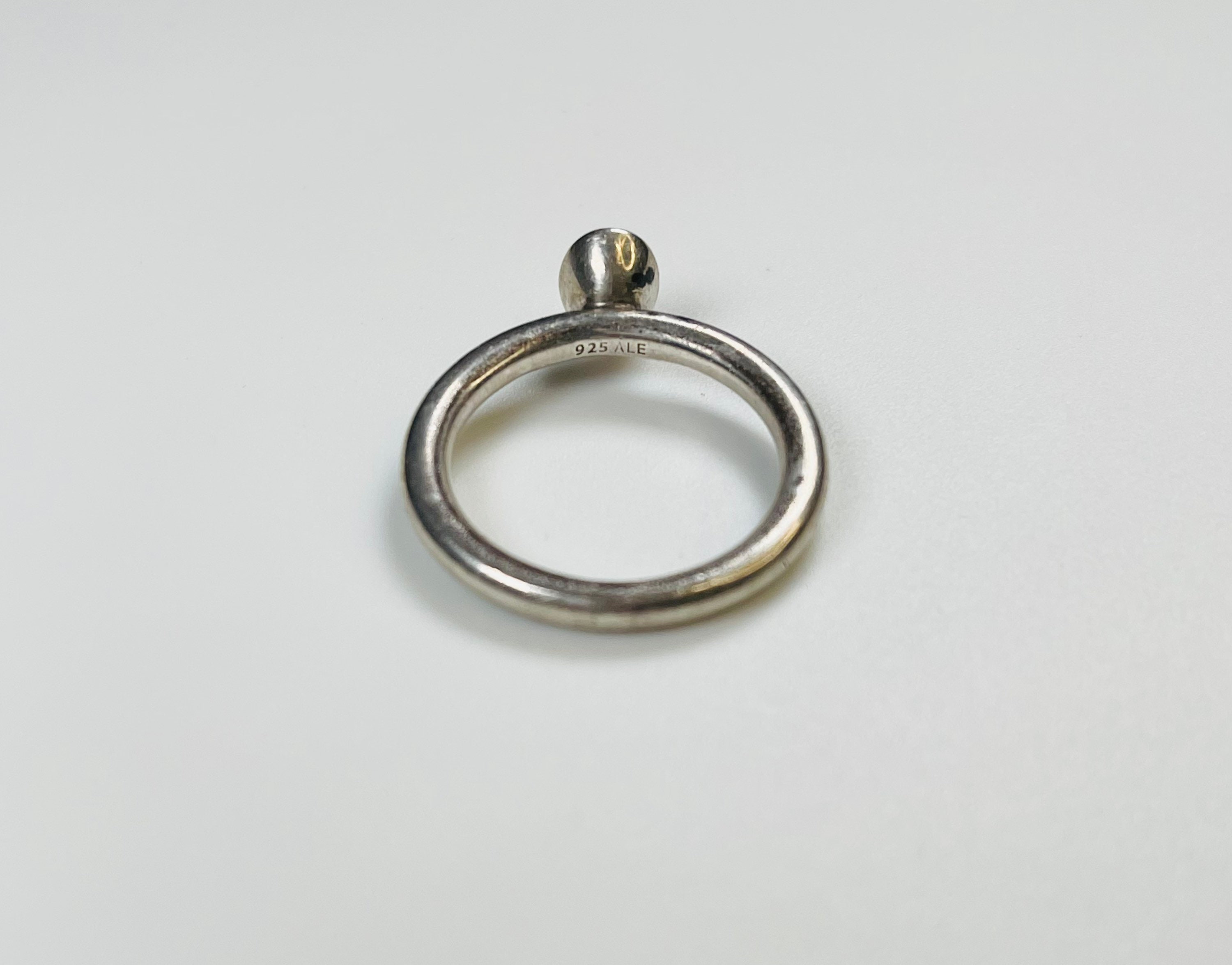 Retired Pandora Sterling Amethyst Ring | Etsy