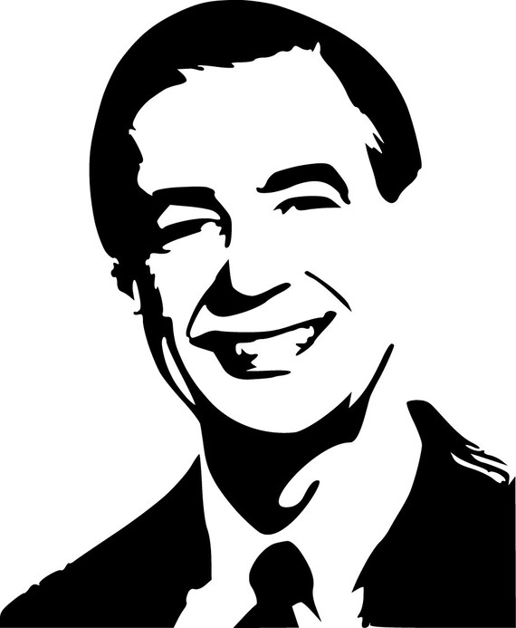 Mr Rogers Svg Vector Image From Mr Rogers Neighborhood Tv Show Etsy