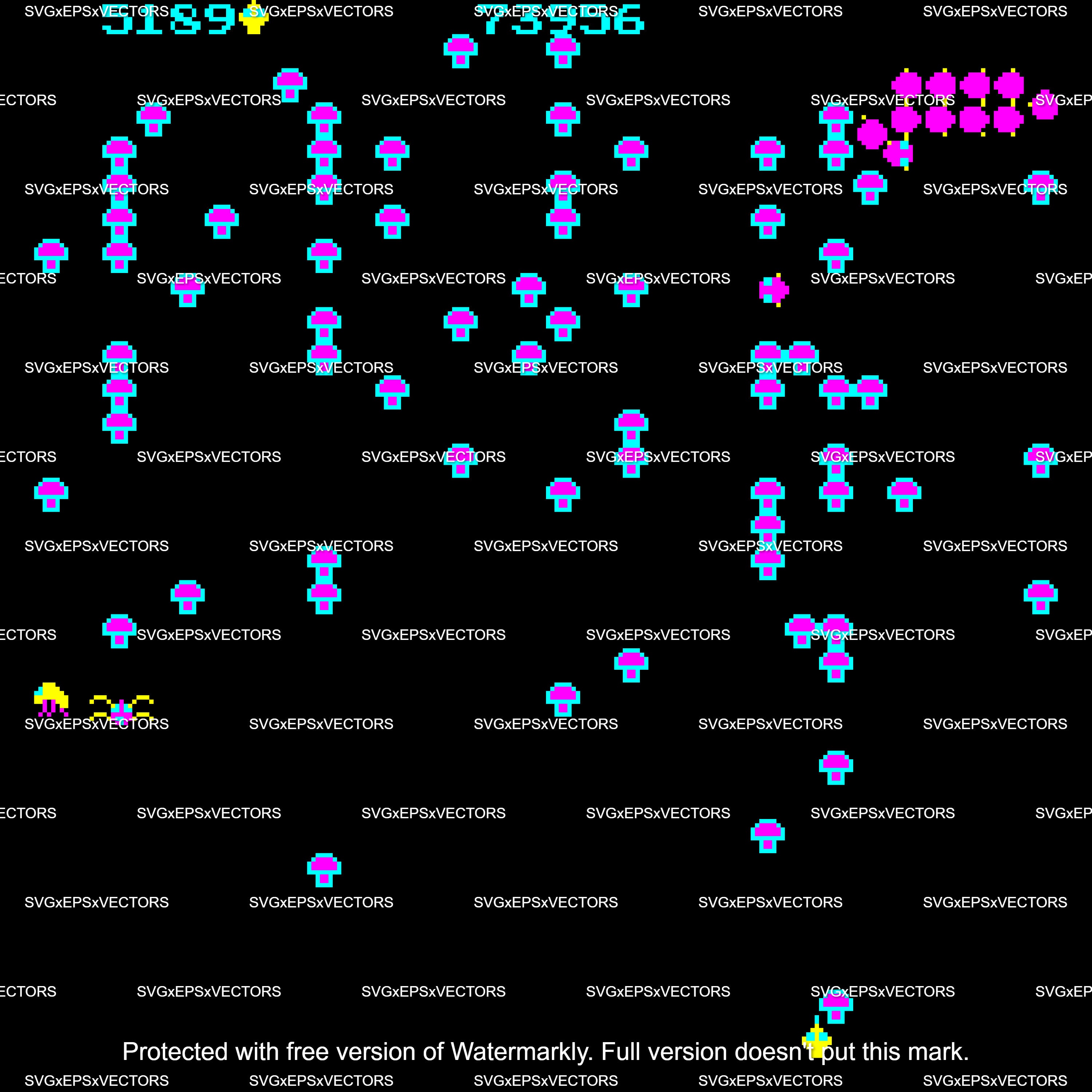 Atari Centipede SVG Vector of Game Screenshot - Etsy