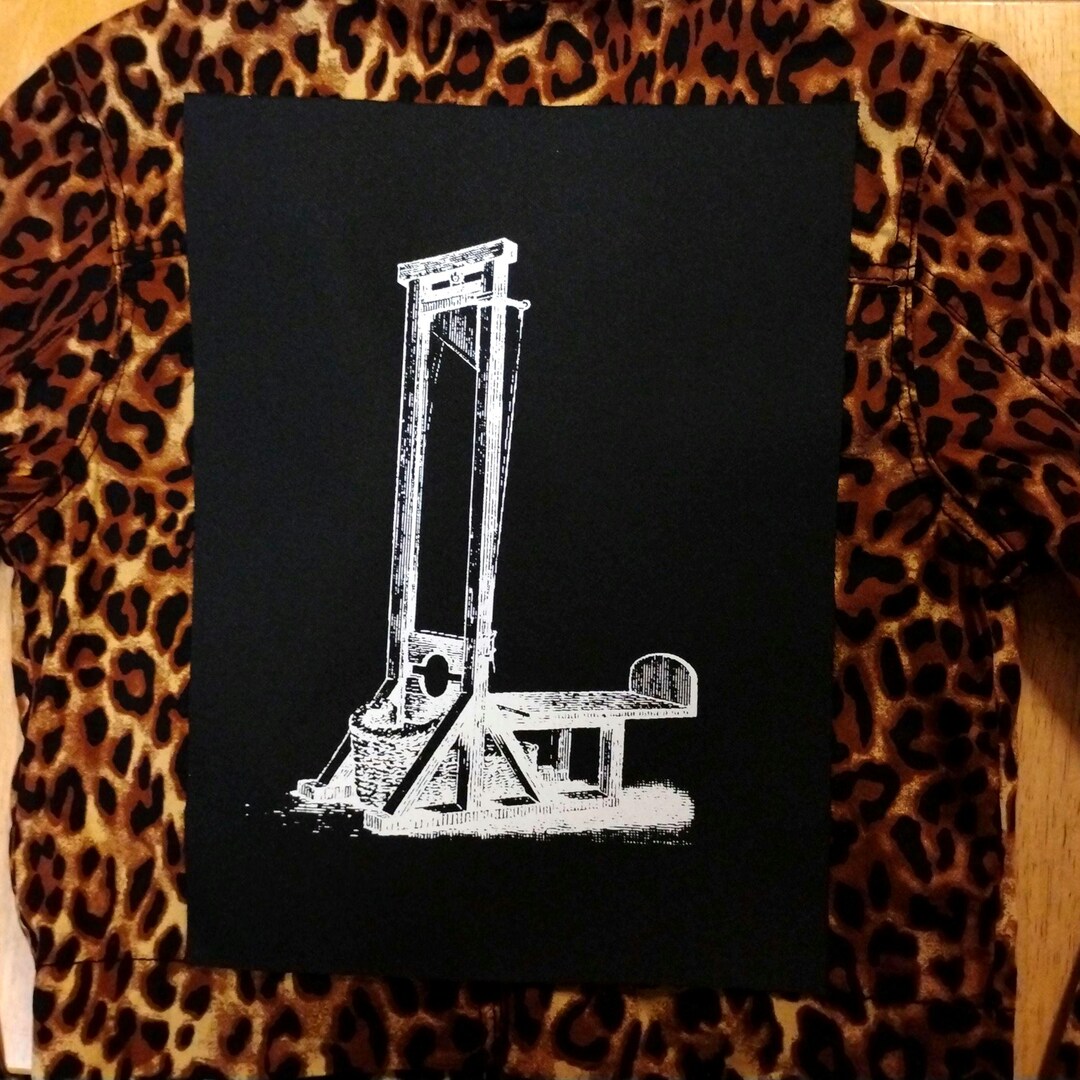 Guillotine Back Patch - Battle Vest Patch - Etsy