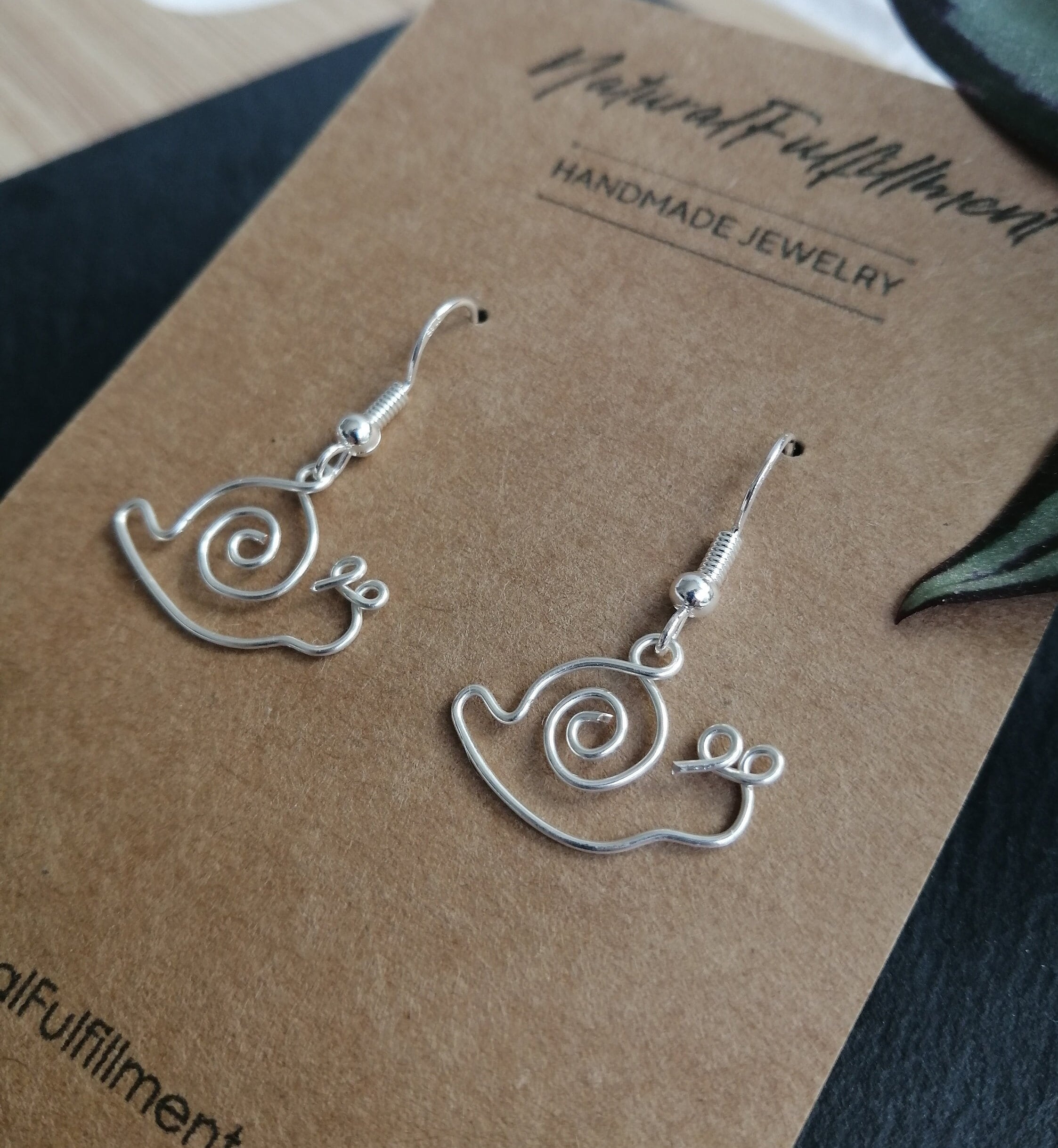 Snail Earrings Spring Earrings Cute Animal Earrings Animal Earrings ...