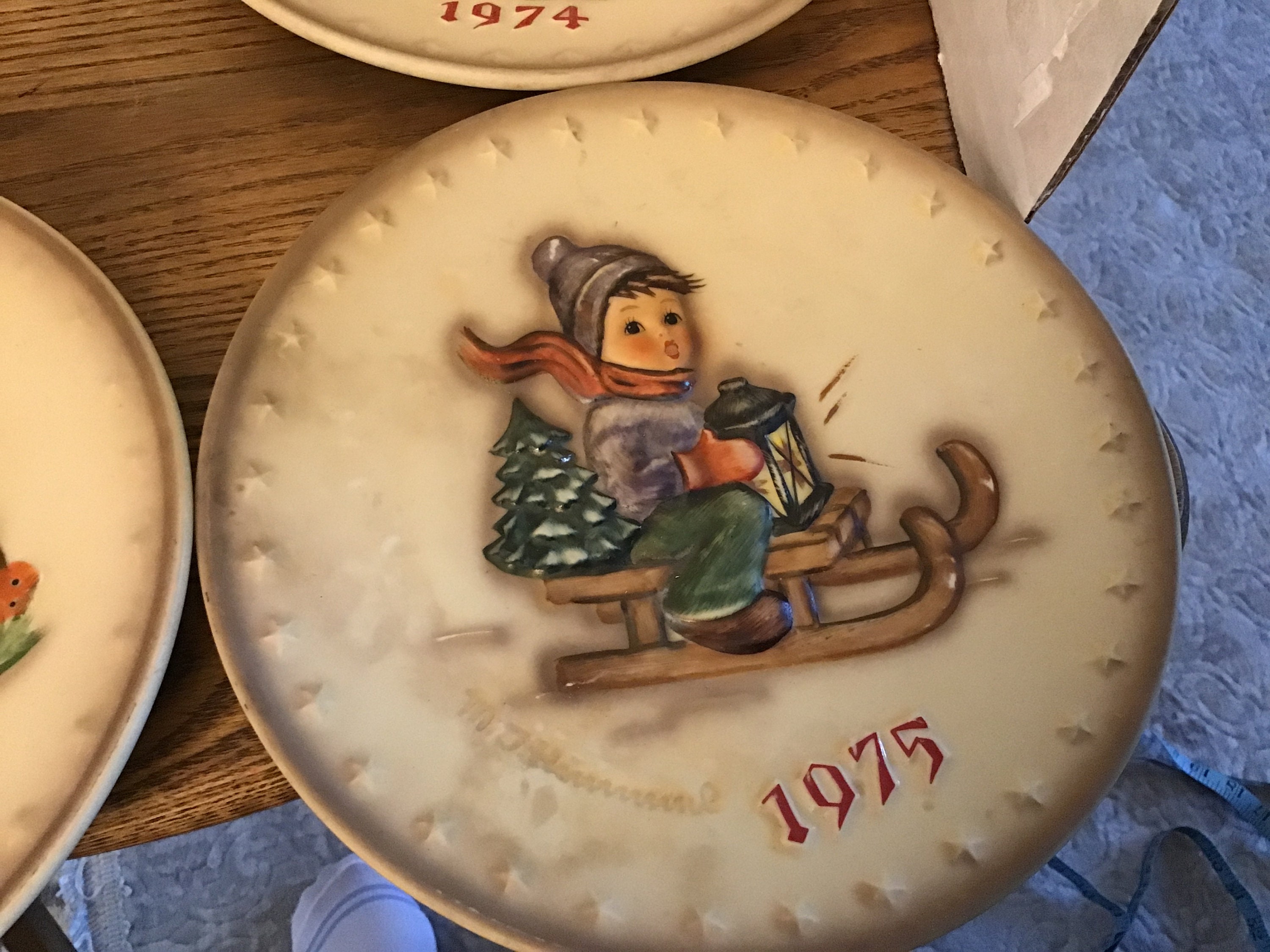 Four Vintage Hummel Plates - Etsy