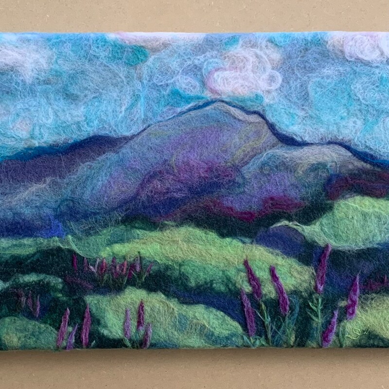 Felt Landscape - Etsy