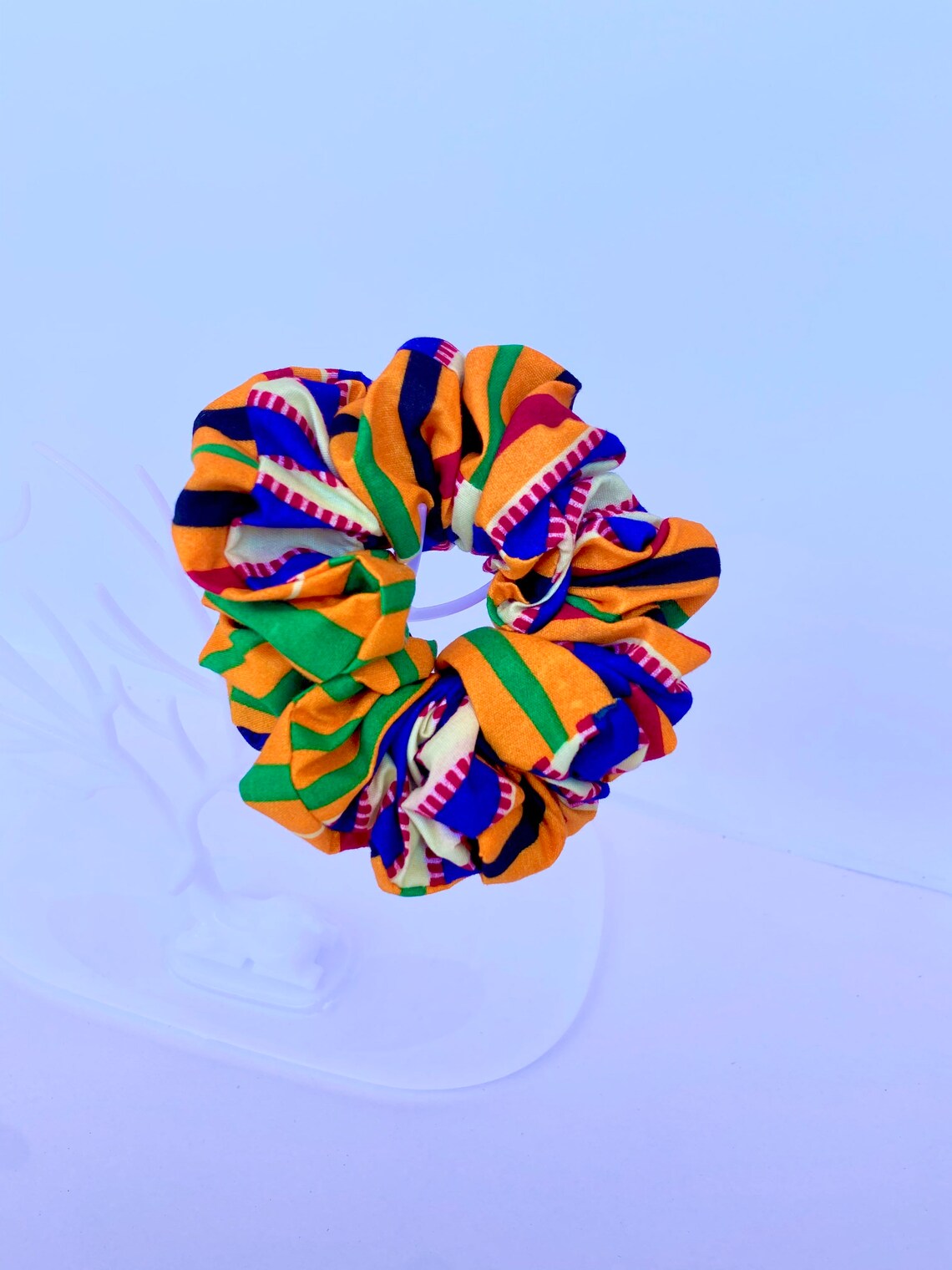 Oversized African Print Scrunchie: Ankara Kente Fabric Hair Tie - Etsy