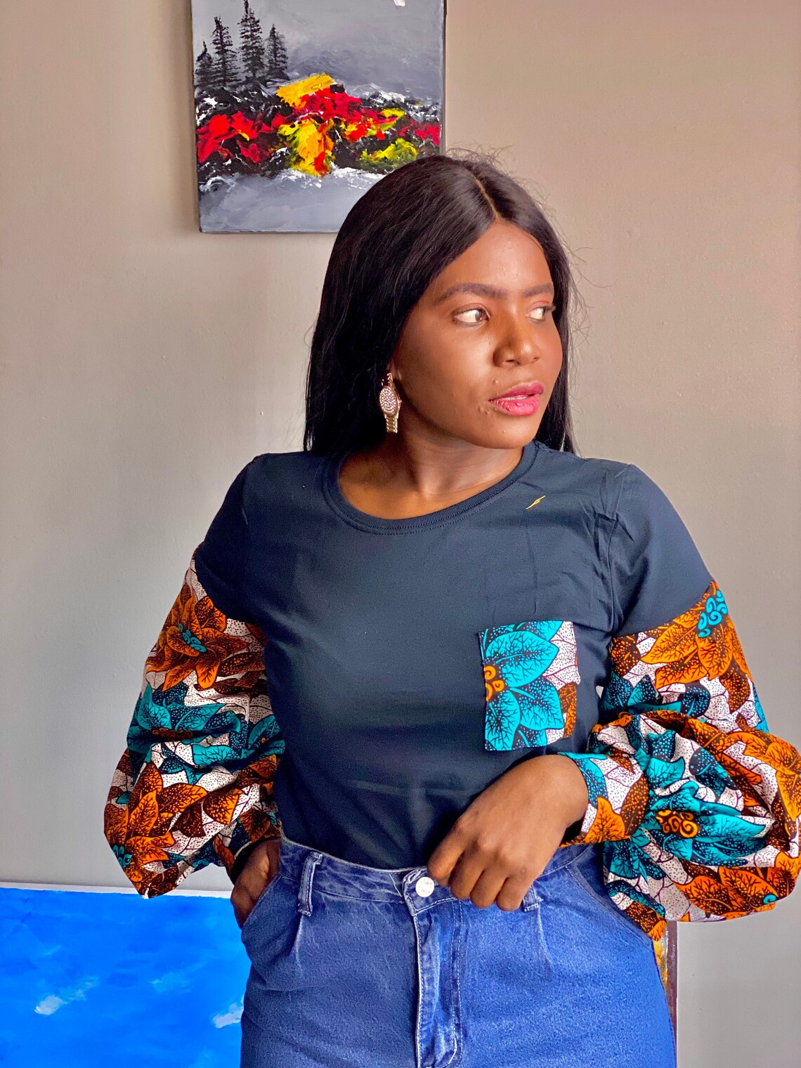African Print Shirts African Womens Tops Ankara Tops - Etsy