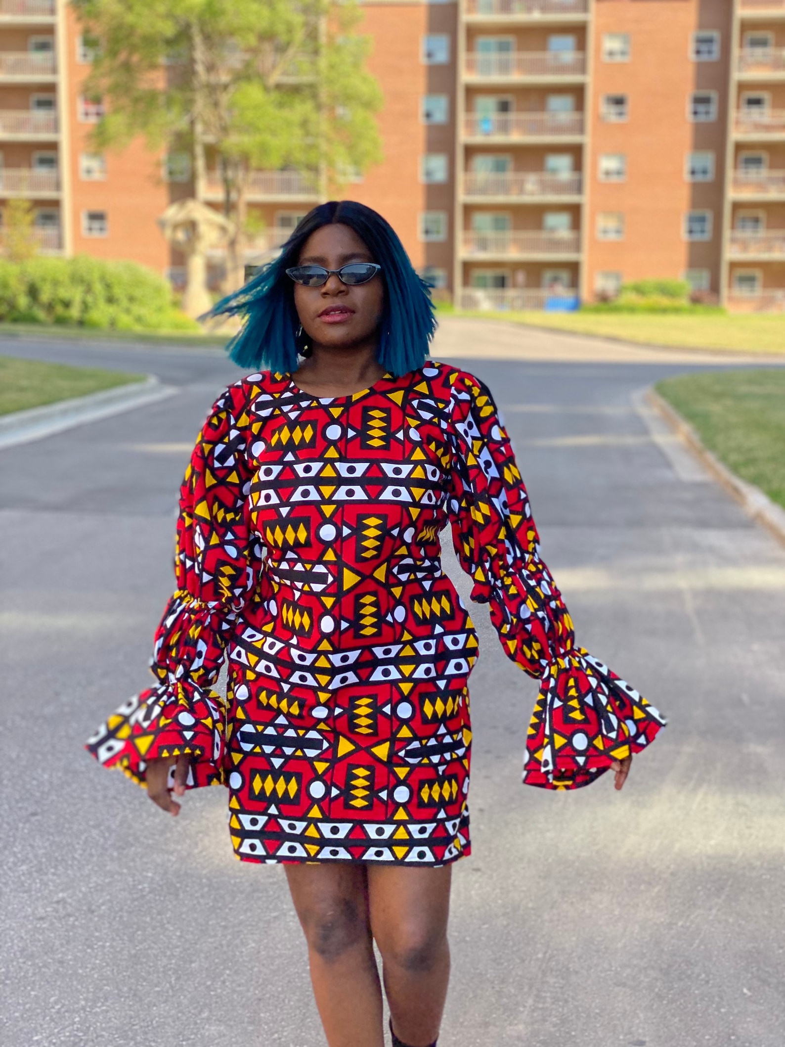 Ankara Shift Dress African Print Short Dress Mini Dress - Etsy