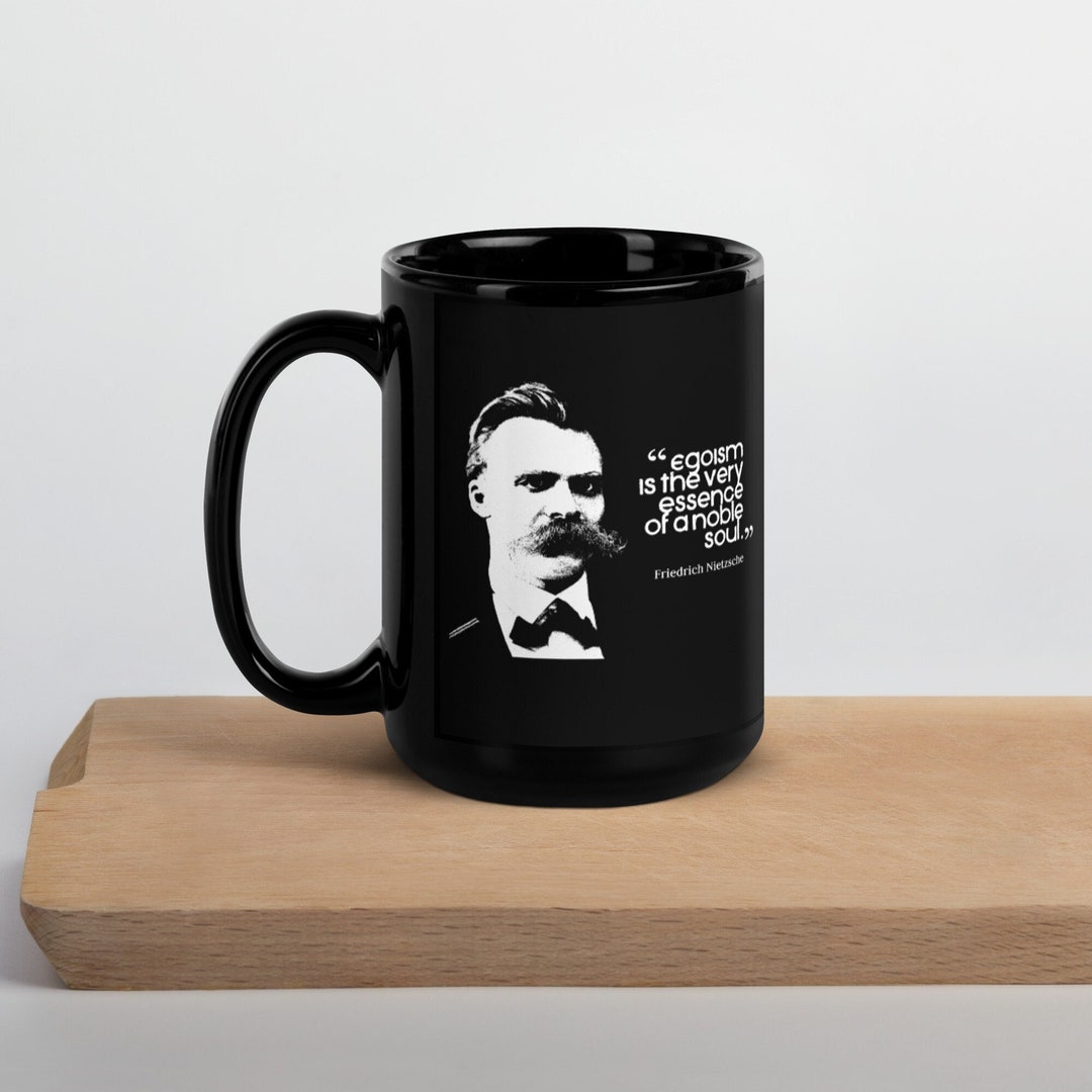 Friedrich Nietzsche on Ego, Quotes, Mug - Etsy
