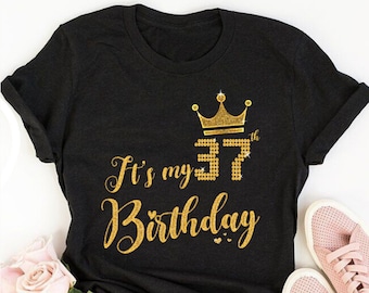 37th Birthday Shirt - Etsy