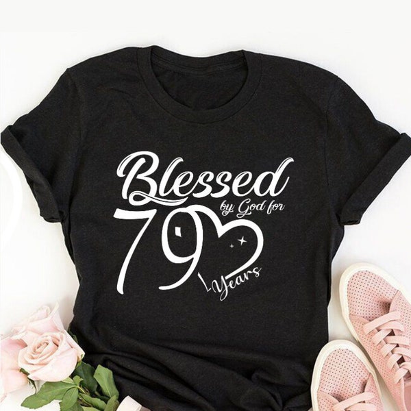 Blessed 79th Birthday Svg - Etsy