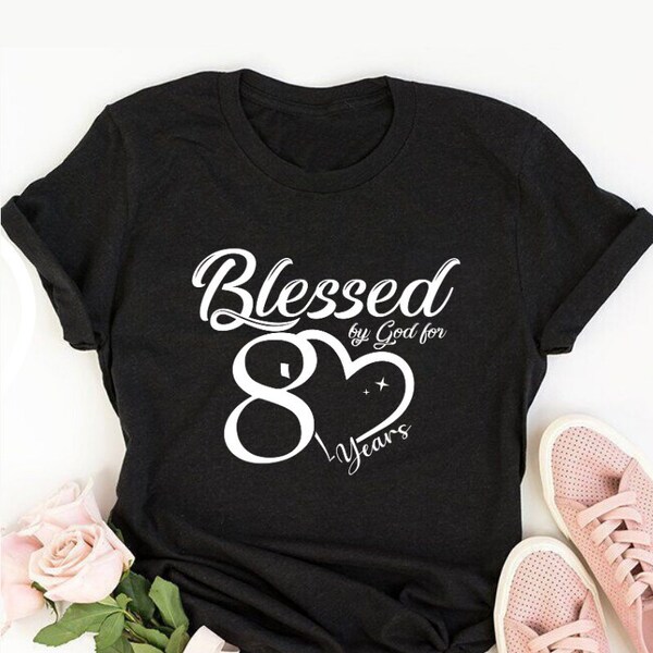 80 Years Blessed - Etsy