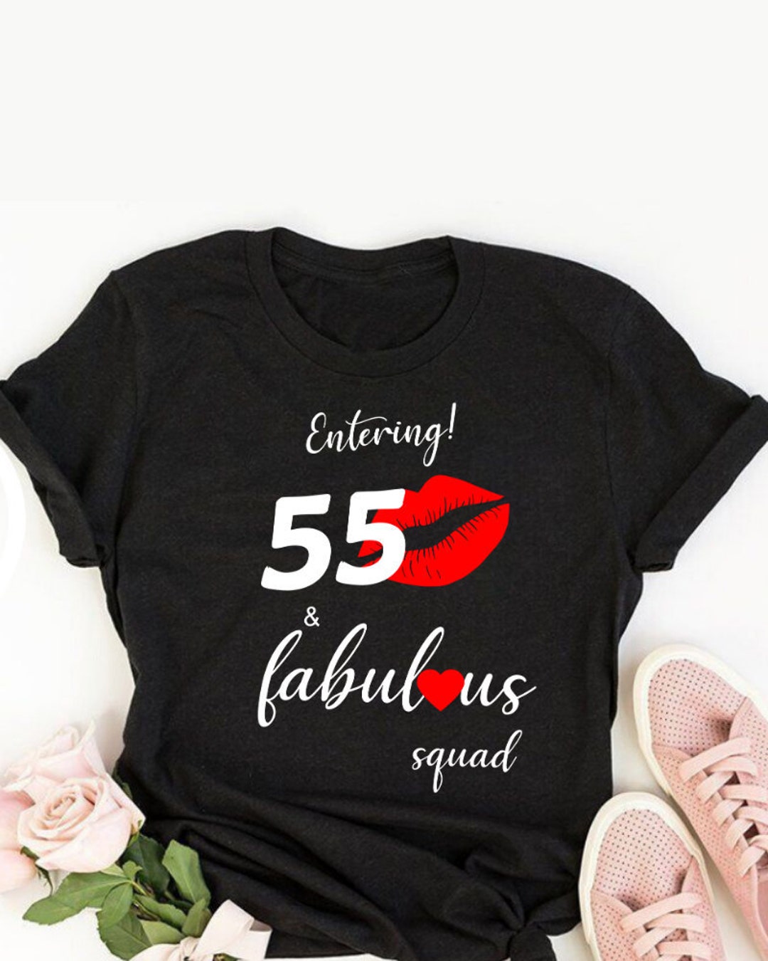 Entering 55 & Fabulous Squad, 55th Birthday Shirt Ideas, 55th Birthday ...