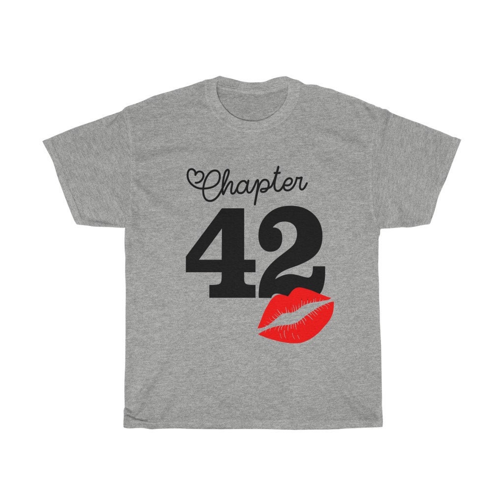 Chapter 42 Multicolor 42nd Birthday Shirt Ideas 42nd - Etsy UK