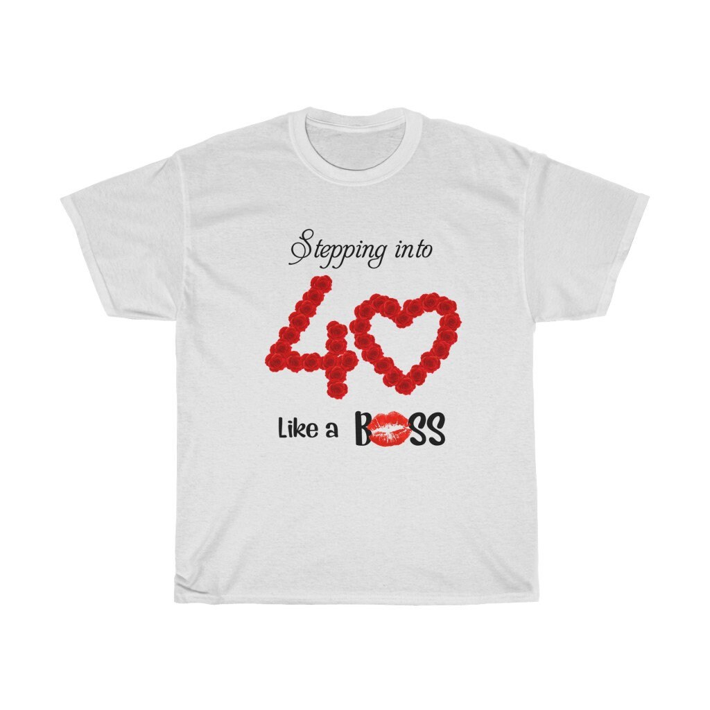 Stepping Into 40 Multicolor 40th Birthday Shirt Ideas 40th - Etsy
