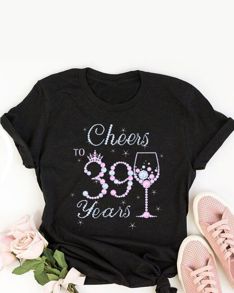 Cheers to 39 Years 39th Birthday Shirt Ideas 39th Birthday - Etsy