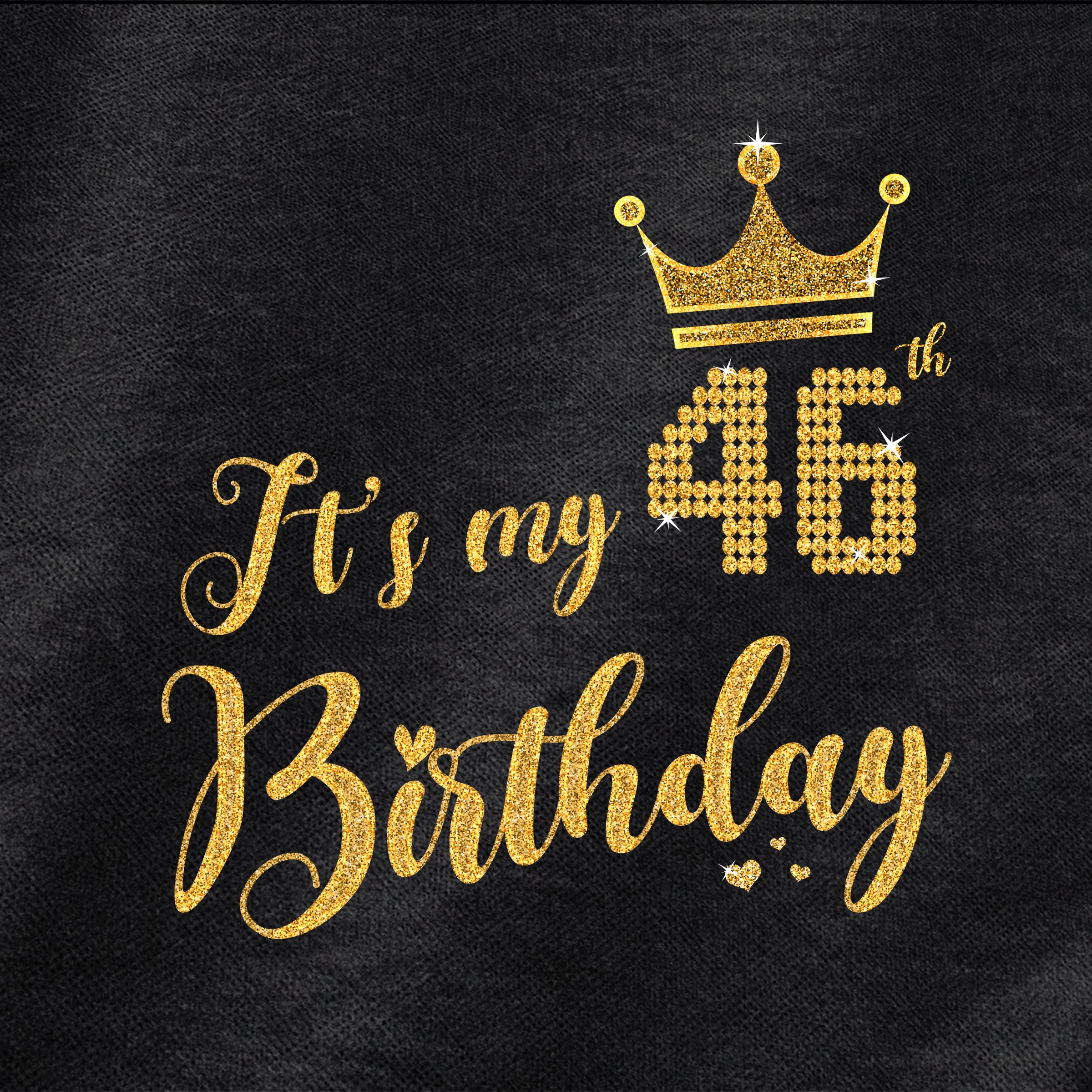 It's My 46th Birthday 46th Birthday Shirt Ideas 46th | Etsy