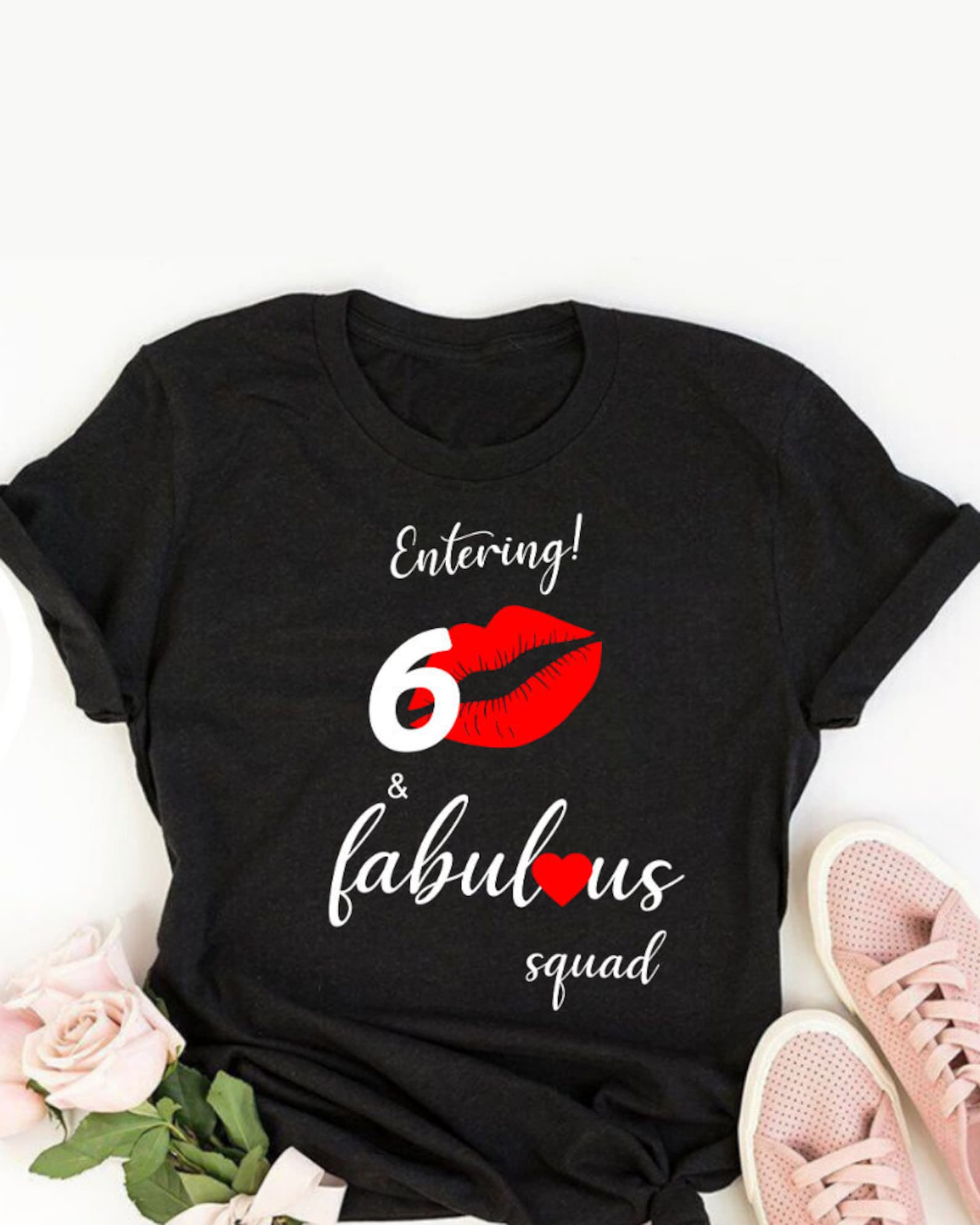Entering 60 & Fabulous Squad 60th Birthday Shirt Ideas 60th - Etsy