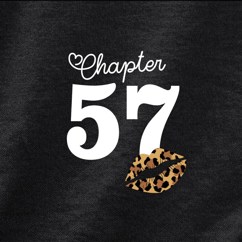 Chapter 57 Cheetah 57th Birthday Shirt Ideas 57th Birthday - Etsy
