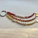 Custom Beaded College Keychain - Etsy