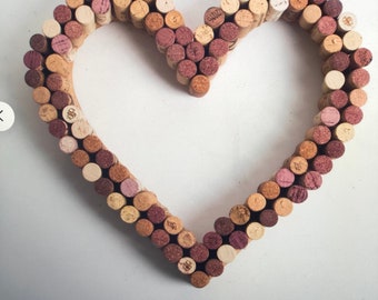 Wine Cork Heart - Etsy