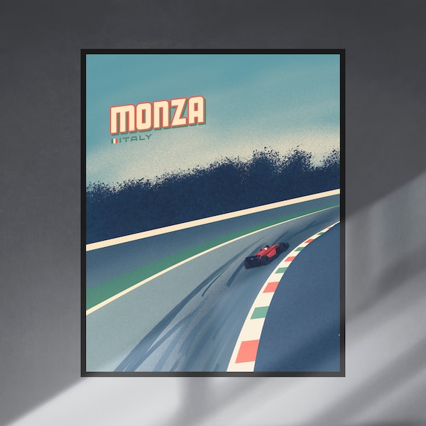 Vintage Monza Print - Etsy