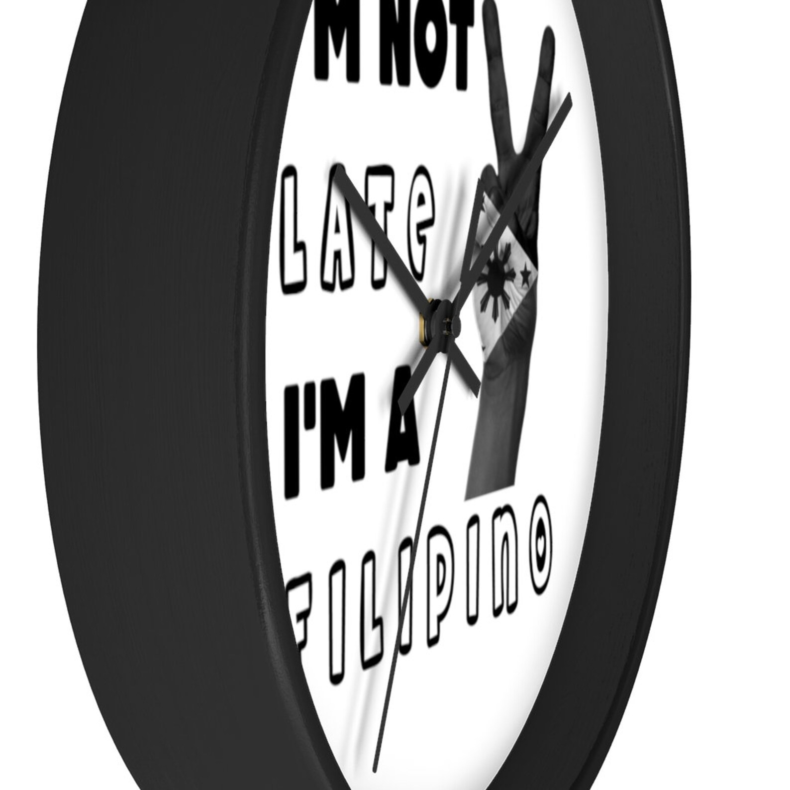 Filipino Funny Wall Clock, Filipino Home Decor, Funny Filipino Gift ...