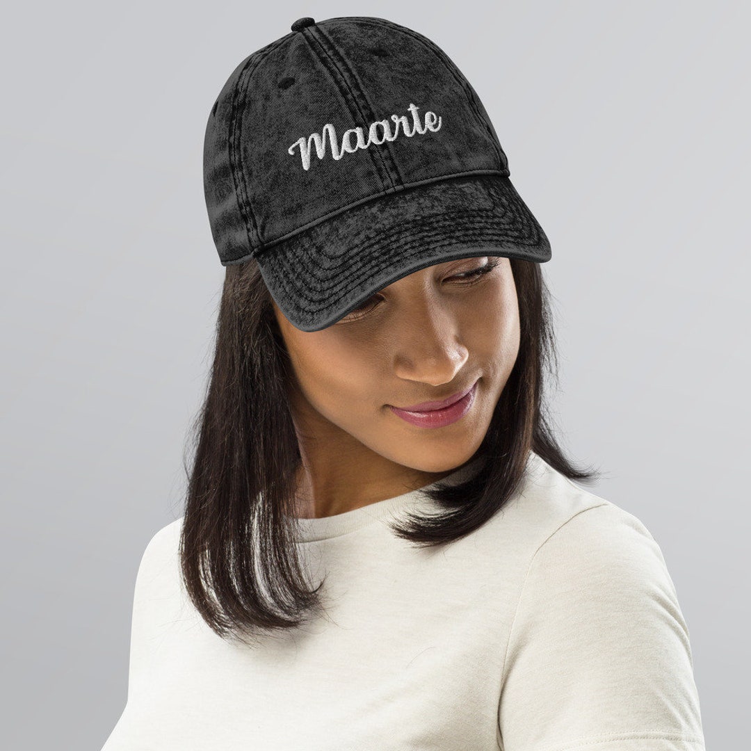 Maarte Filipino Embroidered Vintage Cotton Twill Cap, Filipino Cap ...