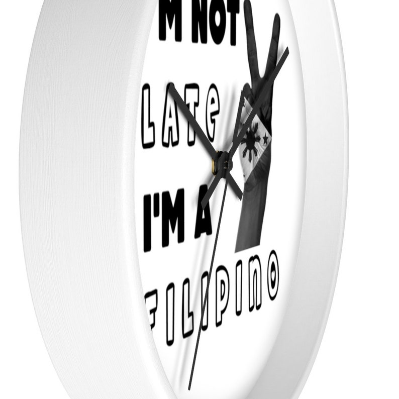 Filipino Funny Wall Clock, Filipino Home Decor, Funny Filipino Gift ...
