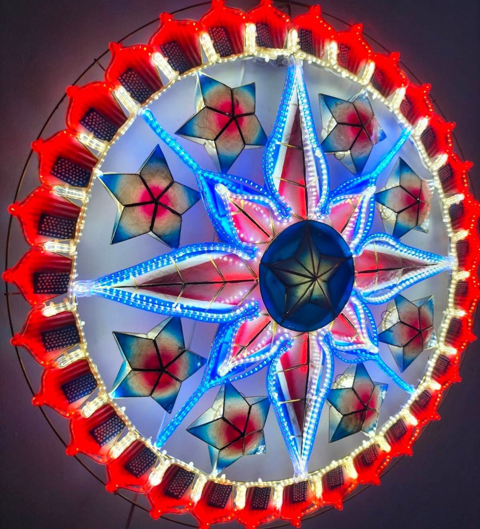 Filipino Parol USA Flag Inspired - Etsy