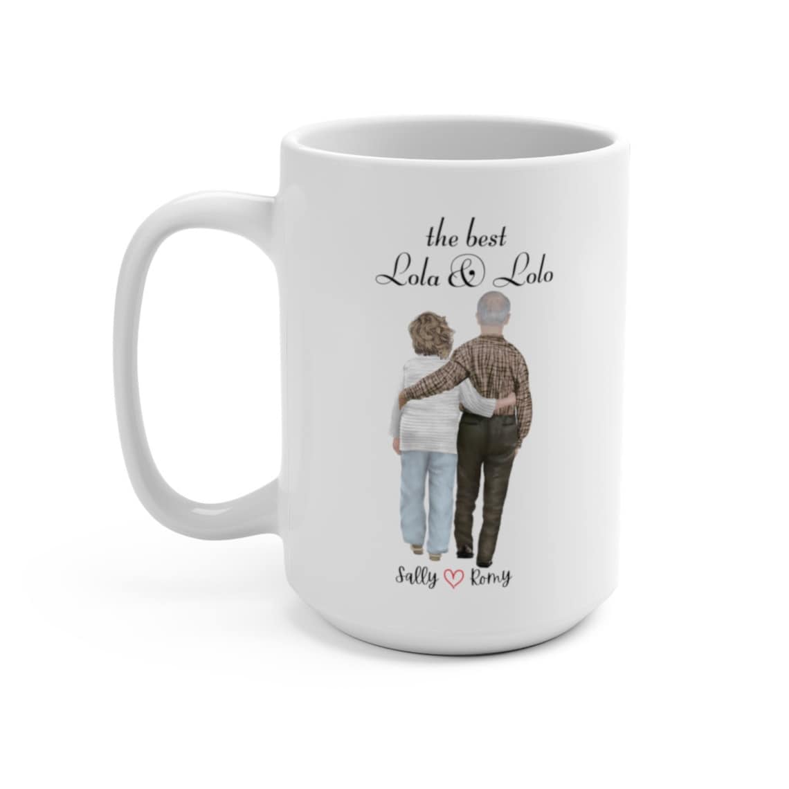 Filipino Lolo and Lola Personalized 15 Oz. Mug Filipino - Etsy